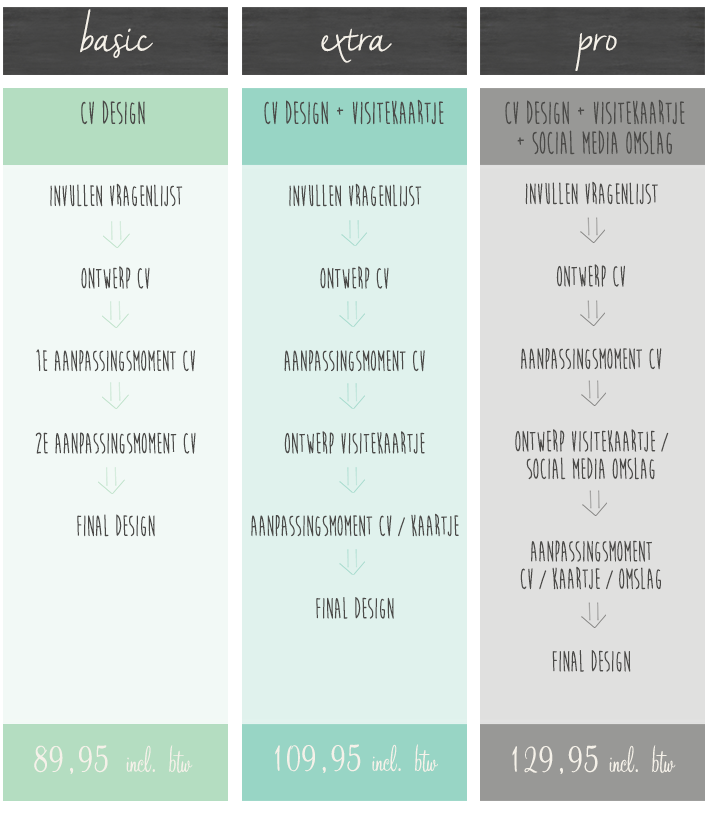 cv design - Elies Ontwerpt